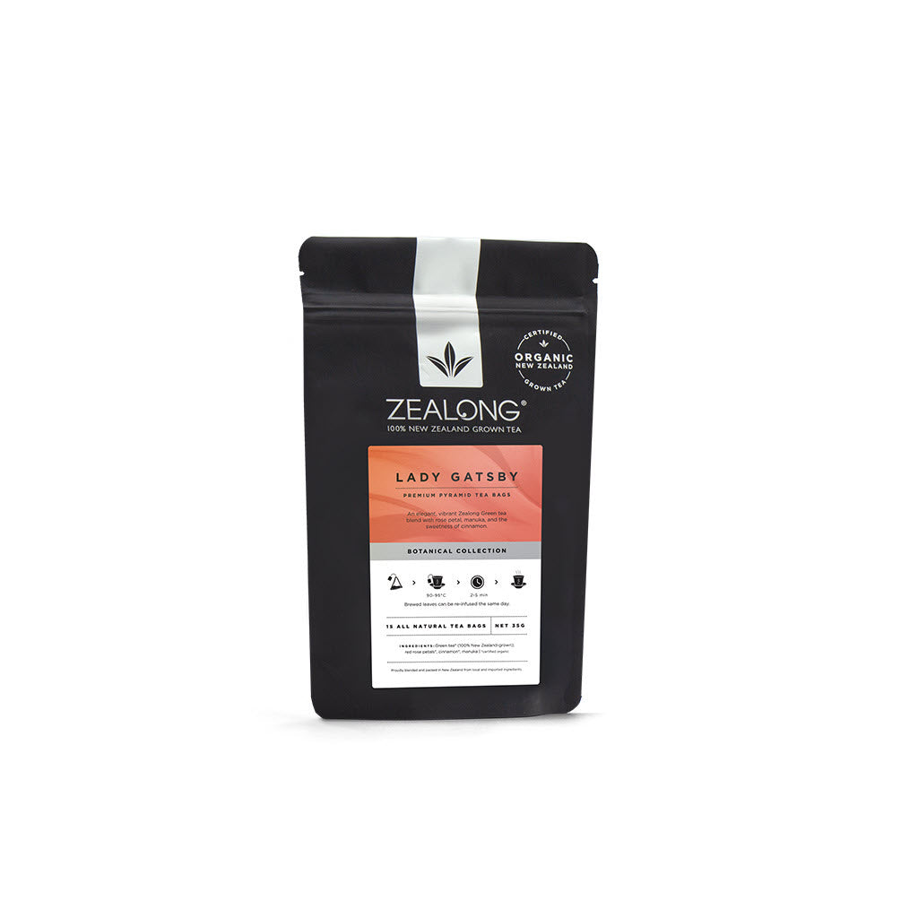PURE ORGANIC LADY GATSBY GREEN TEA BLEND - Zealong – Taria